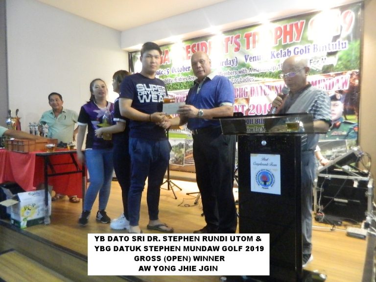 YB Dato Sri Dr. Stephen Rundi Utom & YBG Datuk Stephen Mundaw Golf 2019 ...